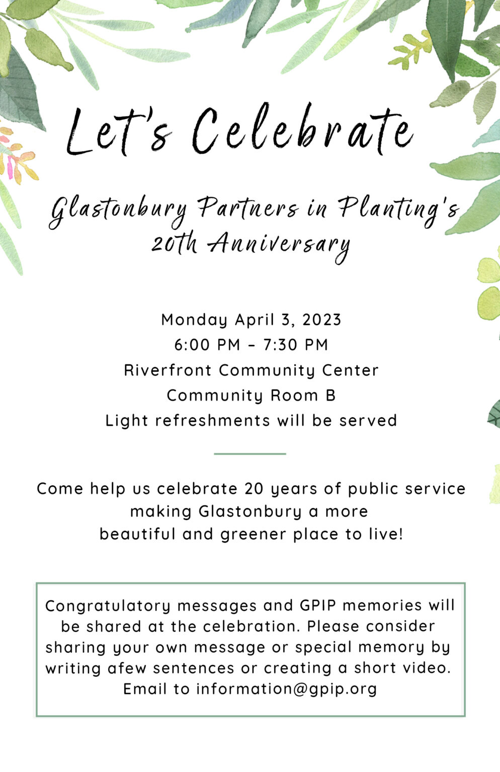 4/3/2023 @ 6p-7:30p Please join us at the Riverfront Community Center ...